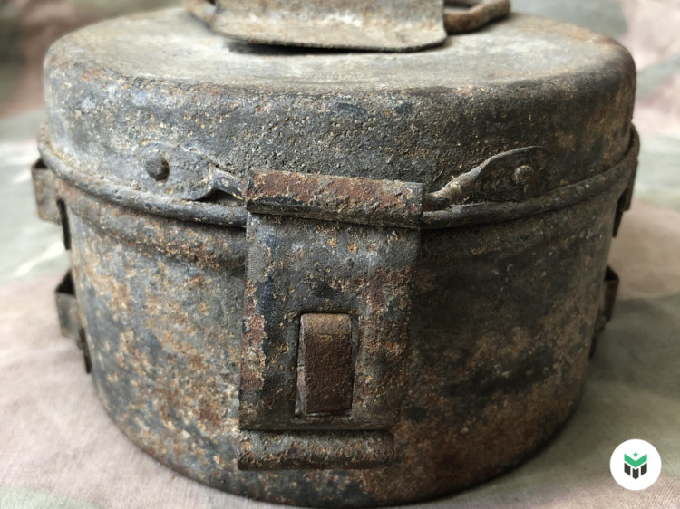 German ww1 cavalry wagon grease pot for sale € 40 - Miltrade