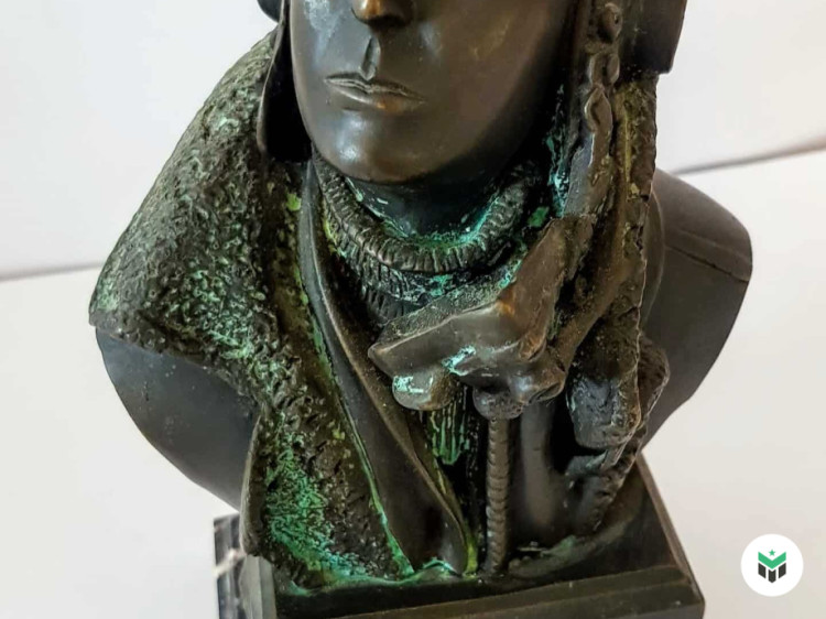 RAF Bronze Bust of Pilot Ace Douglas Bader for sale $ 430 - Miltrade