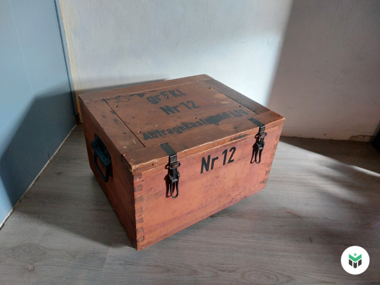 Original WWII German Military Storage Box – 1940 for sale Open to ...