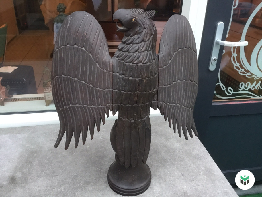 Ww2 geman wooden Eagle 65 cm high 47 cm wide for sale € 750 - Miltrade