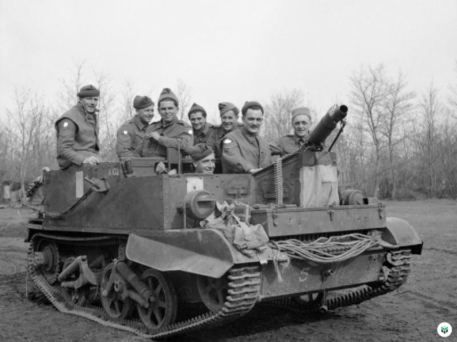 Britse Bren (Gun) Carrier tank WO2 tracks for sale € 175 - Miltrade